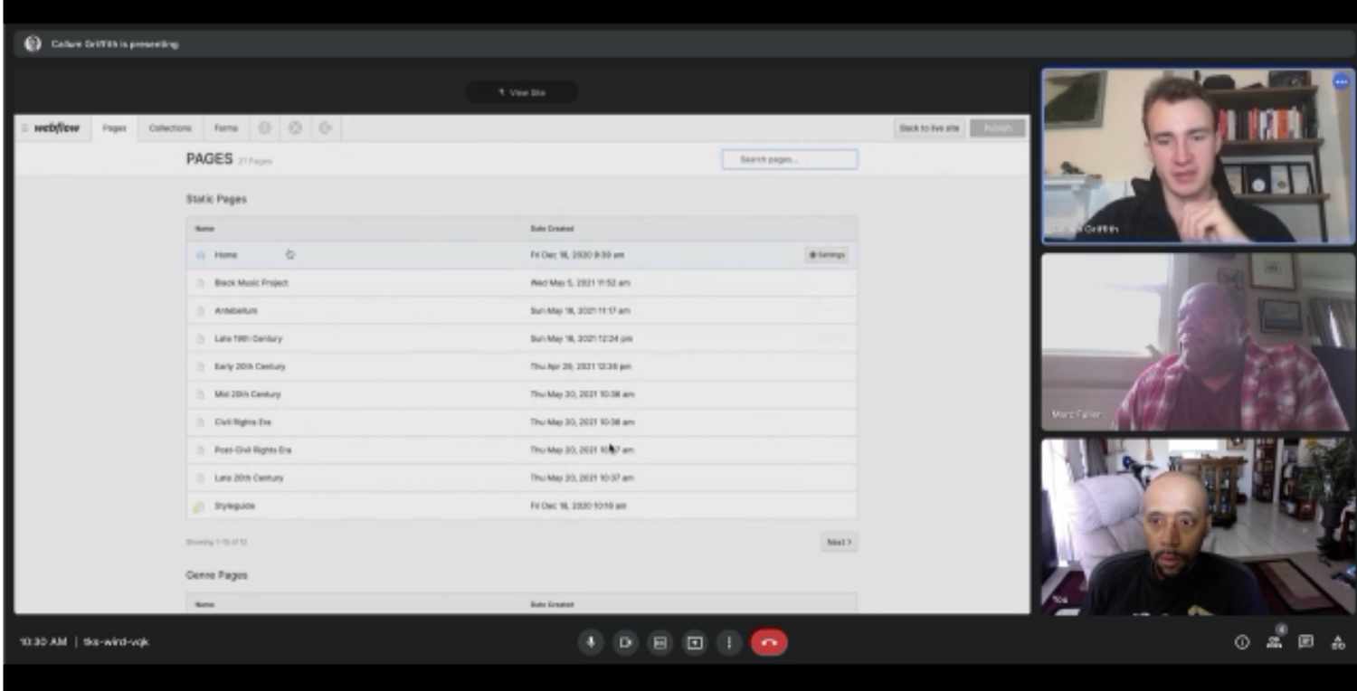 The Creative Process Model and The Black Music Project (p3: Engineering, Building, Using)